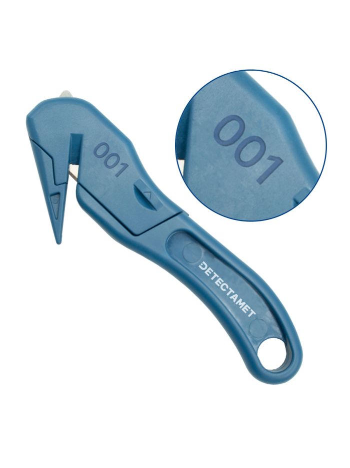 Sequentially Numbered Metal Detectable Safety Knives (SK128) | Detectamet