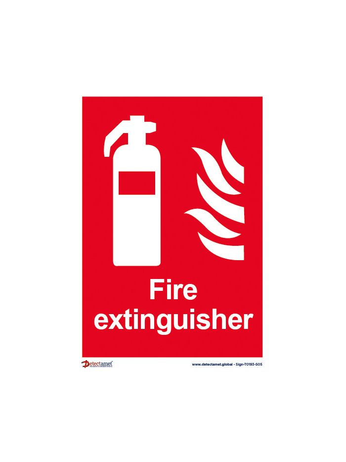 Fire Extinguisher Sign | Workplace Health and Safety Signs | Detectamet